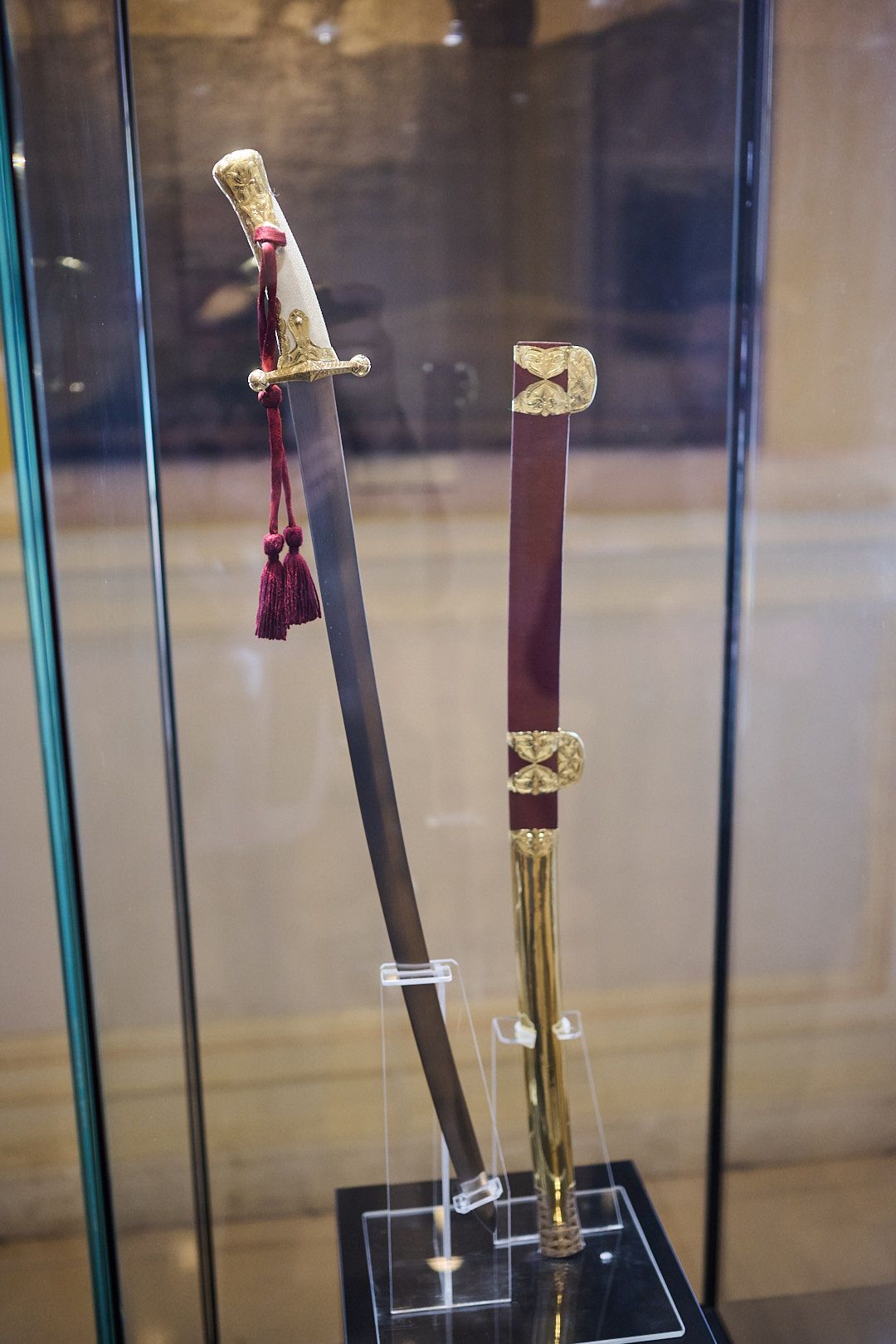 The golden saber from the 10th century sparkles in its old light @ the ...